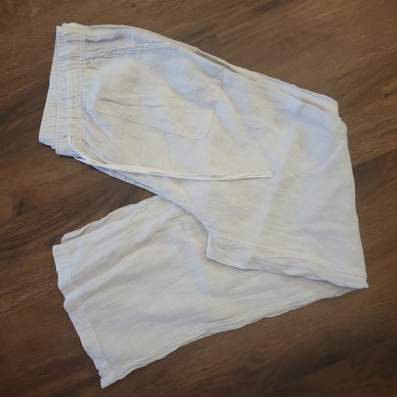 C&C California | Pants & Jumpsuits | Cc California Linen Whitetan Pants ...